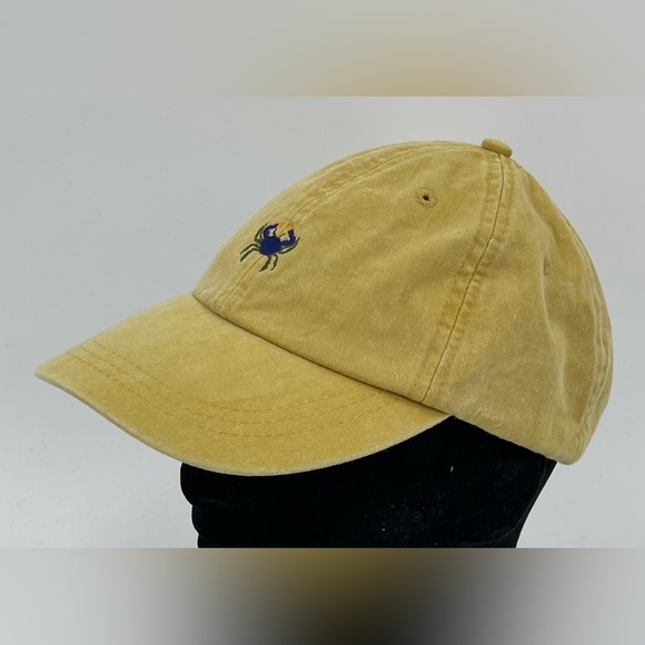 Adams | Accessories | Adams Mustard Gold Embroidered Blue Crab Adult ...